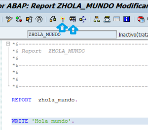 Uso del editor de código de ABAP - ABAP: Fácil para mi